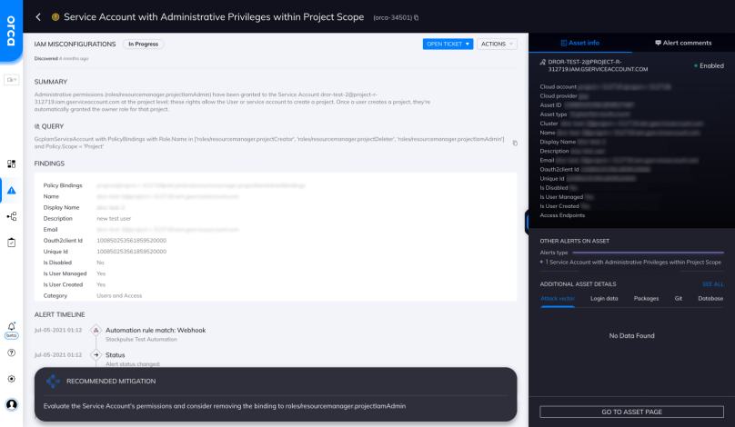 GCP Service Account - Cloud Risk Encyclopedia | Orca Security
