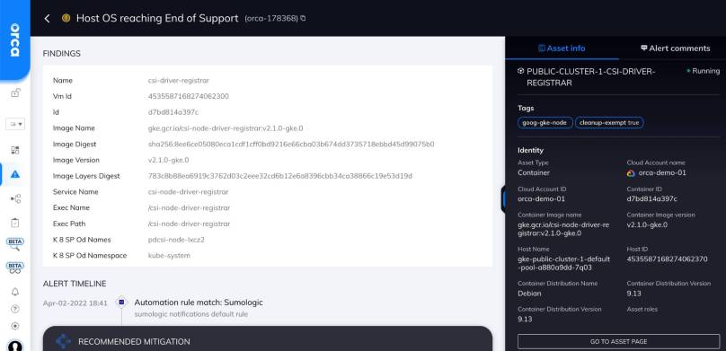 End Of Support - Cloud Risk Encyclopedia | Orca Security