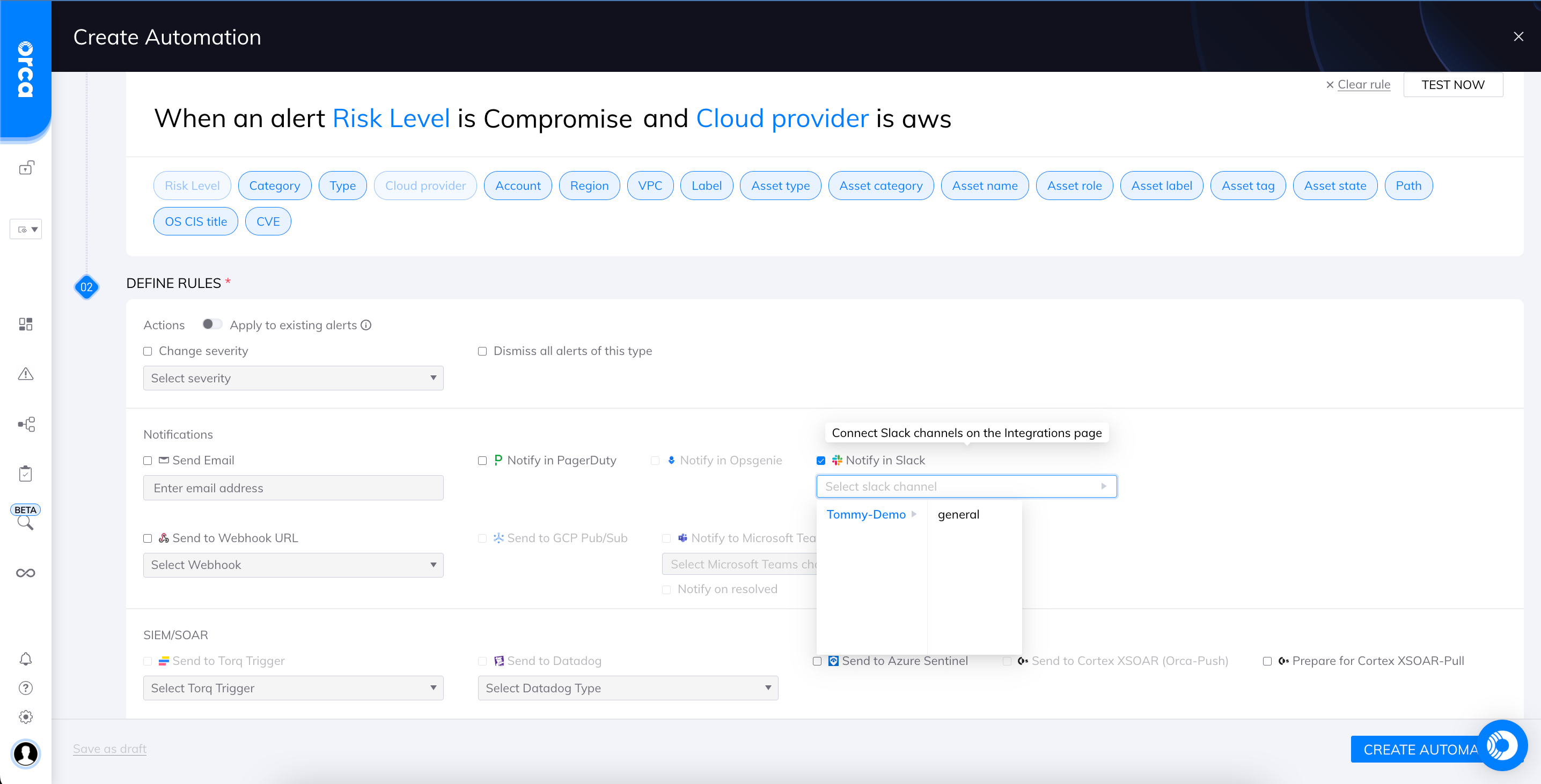 Slack and Orca Security - Cloud Security Solutions