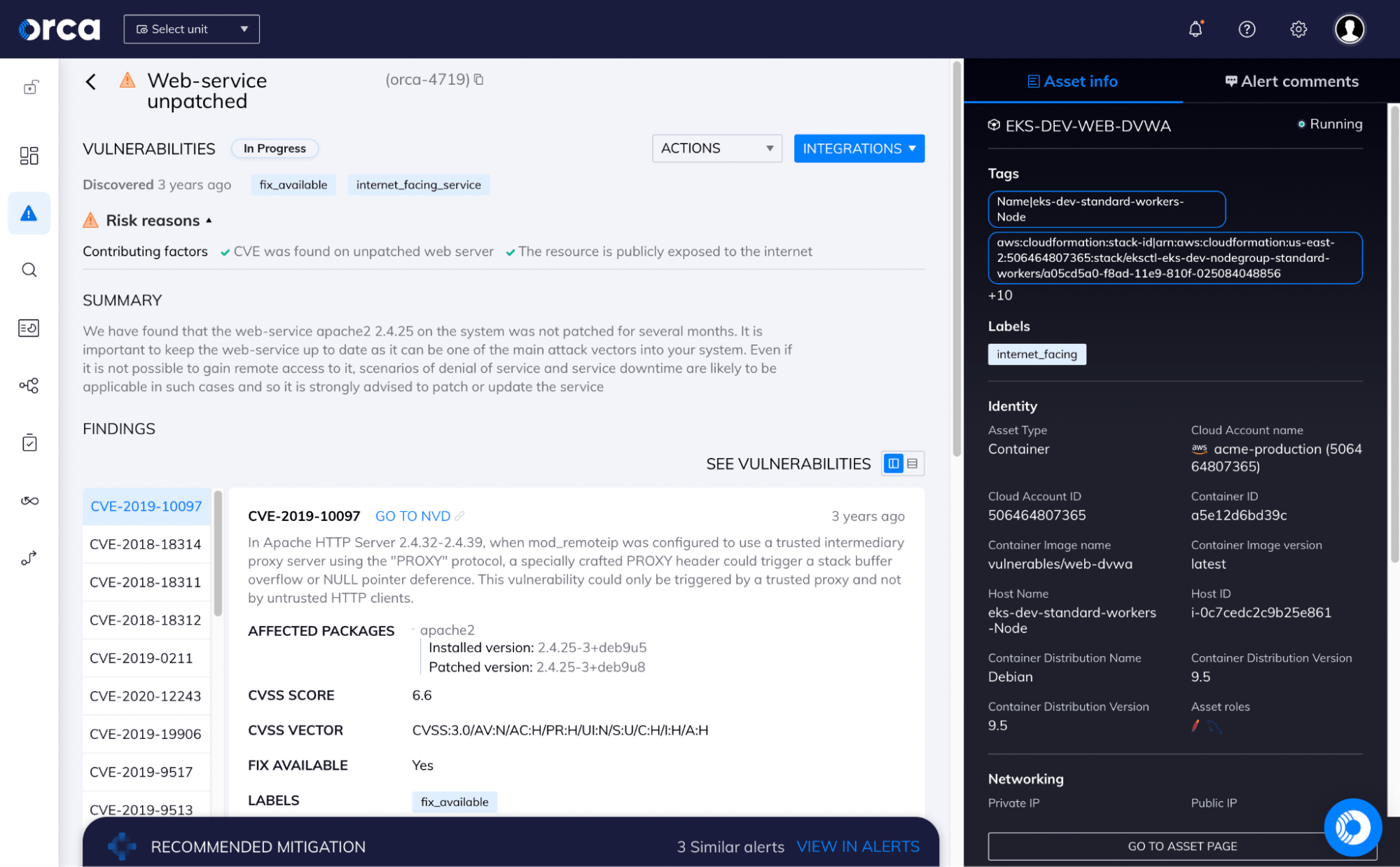Cloud Vulnerability Management Platform | Orca Security