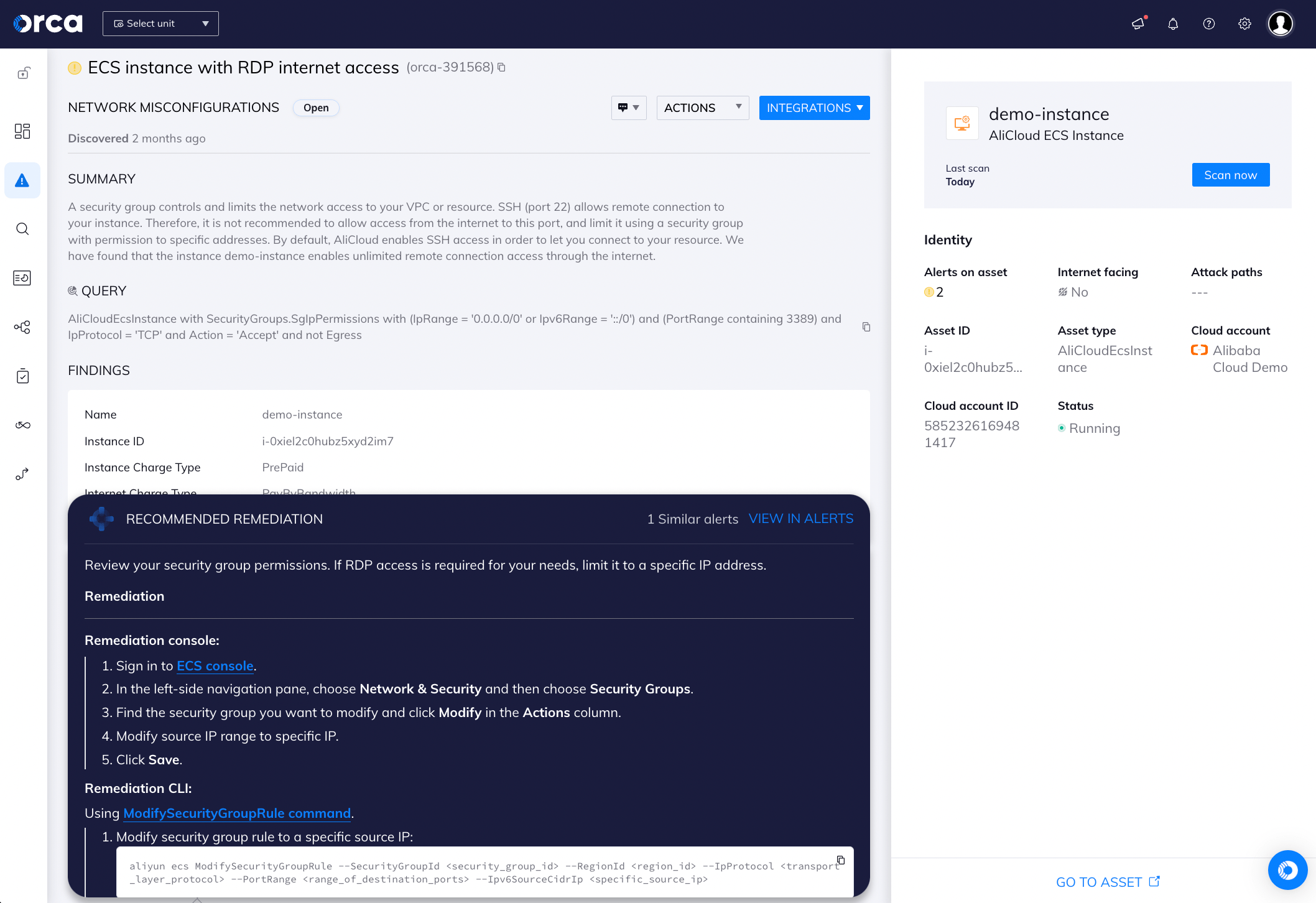 Agentless Security for Alibaba Cloud | Orca Security
