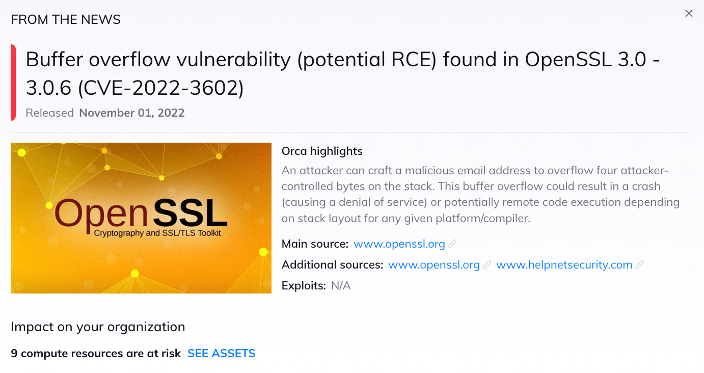 Critical OpenSSL Vulnerability | Orca Security