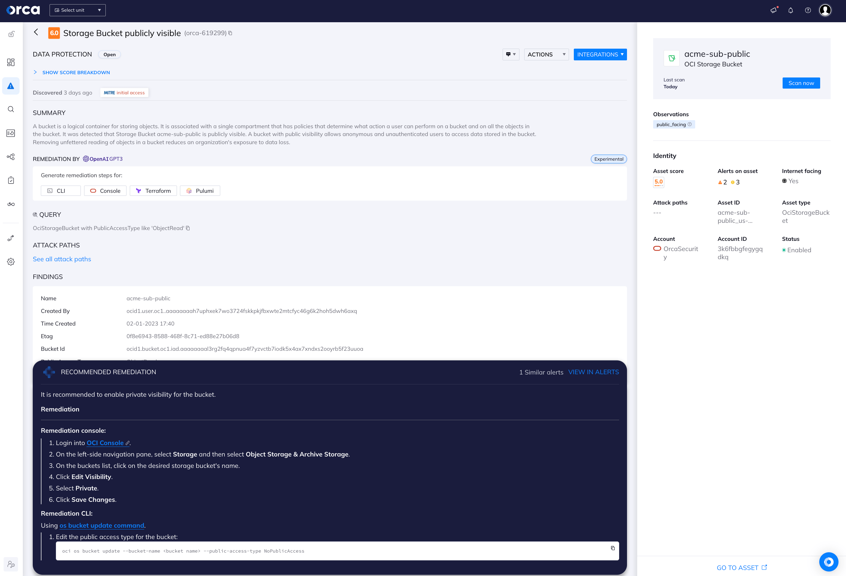 Agentless Security for Oracle Cloud | Orca Security