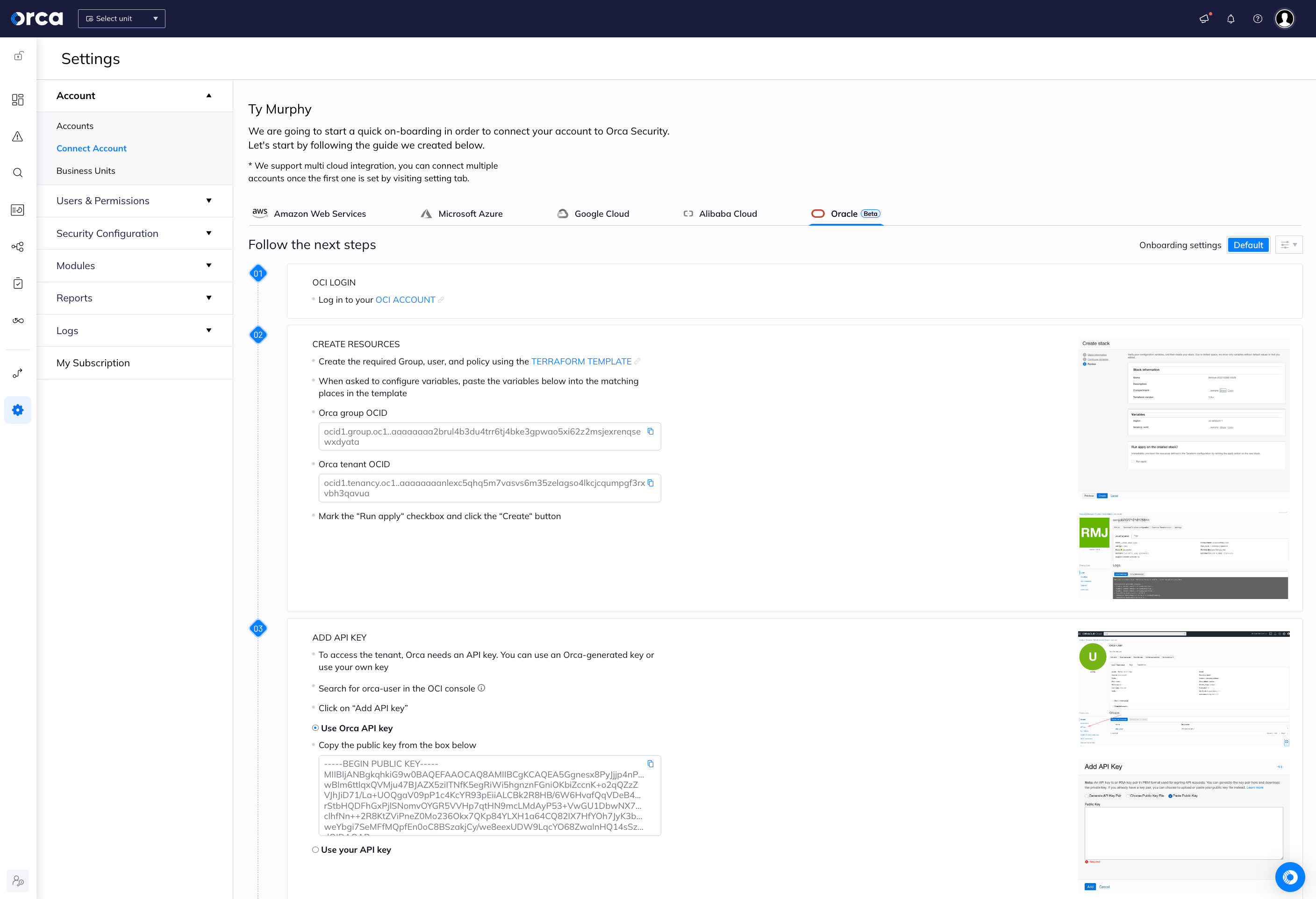 Agentless Security for Oracle Cloud | Orca Security