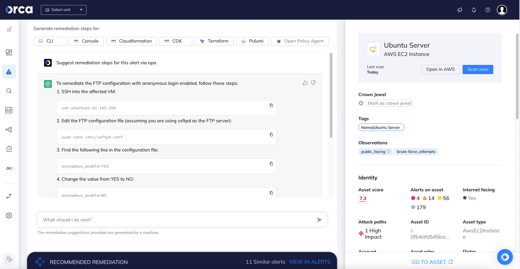 Orca Security Accelerates MTTR with Azure OpenAI GPT-4
