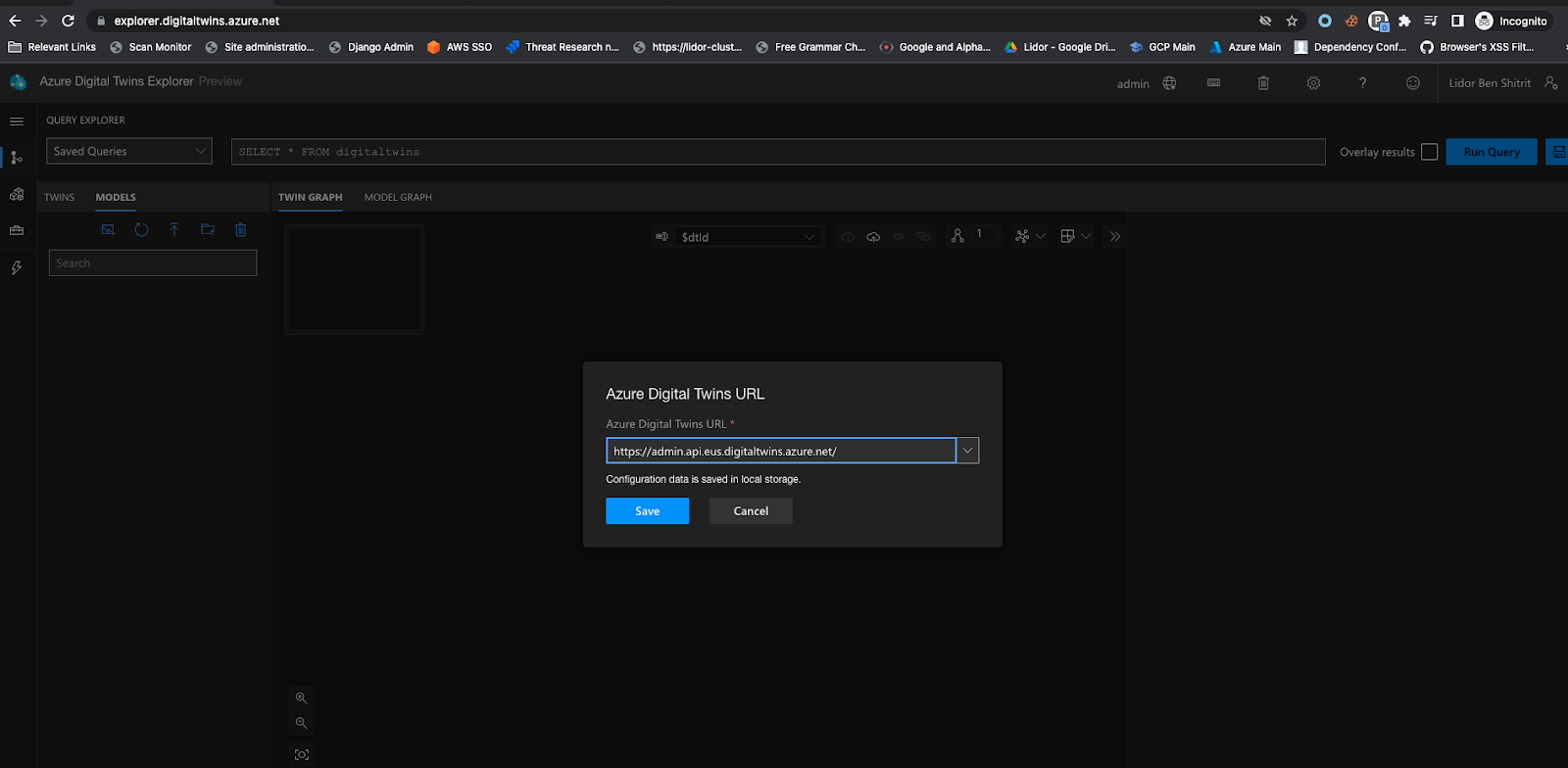 SSRF Vulnerability on Azure Digital Twins Explorer