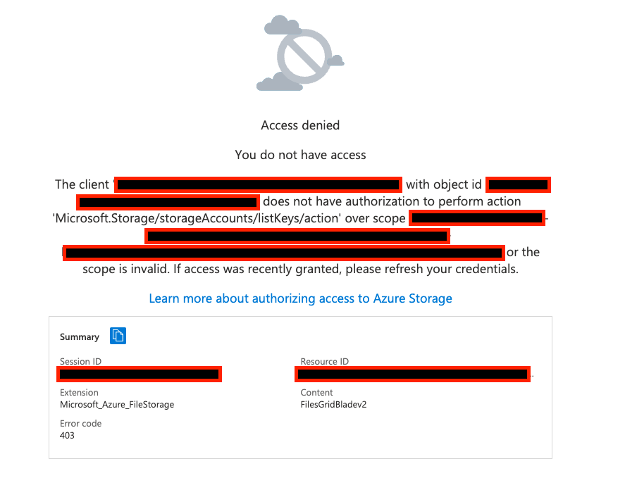 Microsoft Azure Shared Key Authorization Exploitation