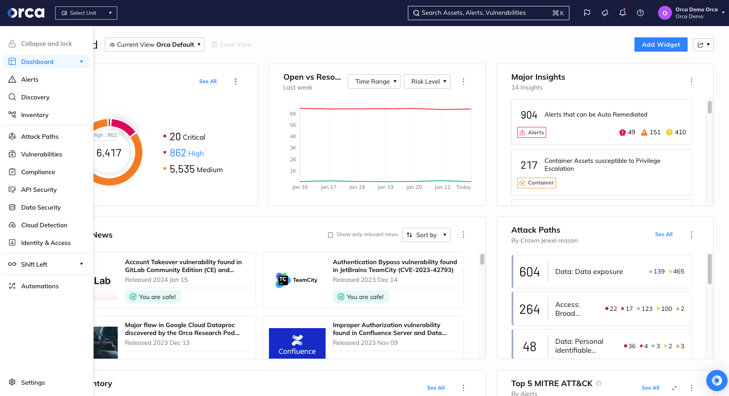 CNAPP Cloud Security Platform | Orca Security